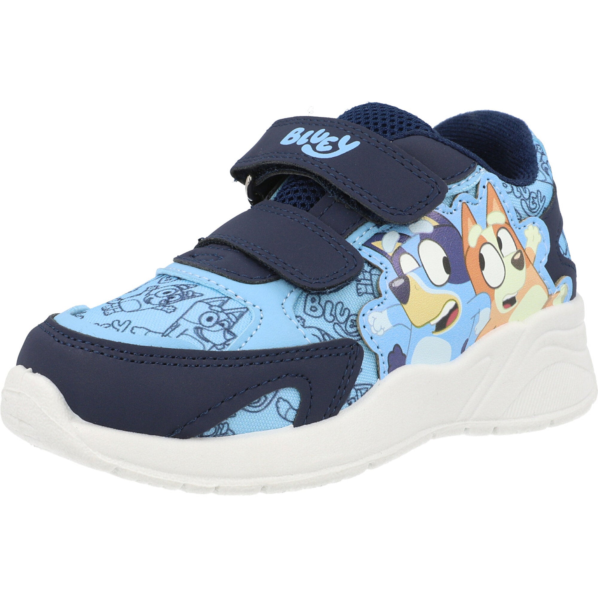 Bluey Finley Blue Trainers – Awesome Shoes