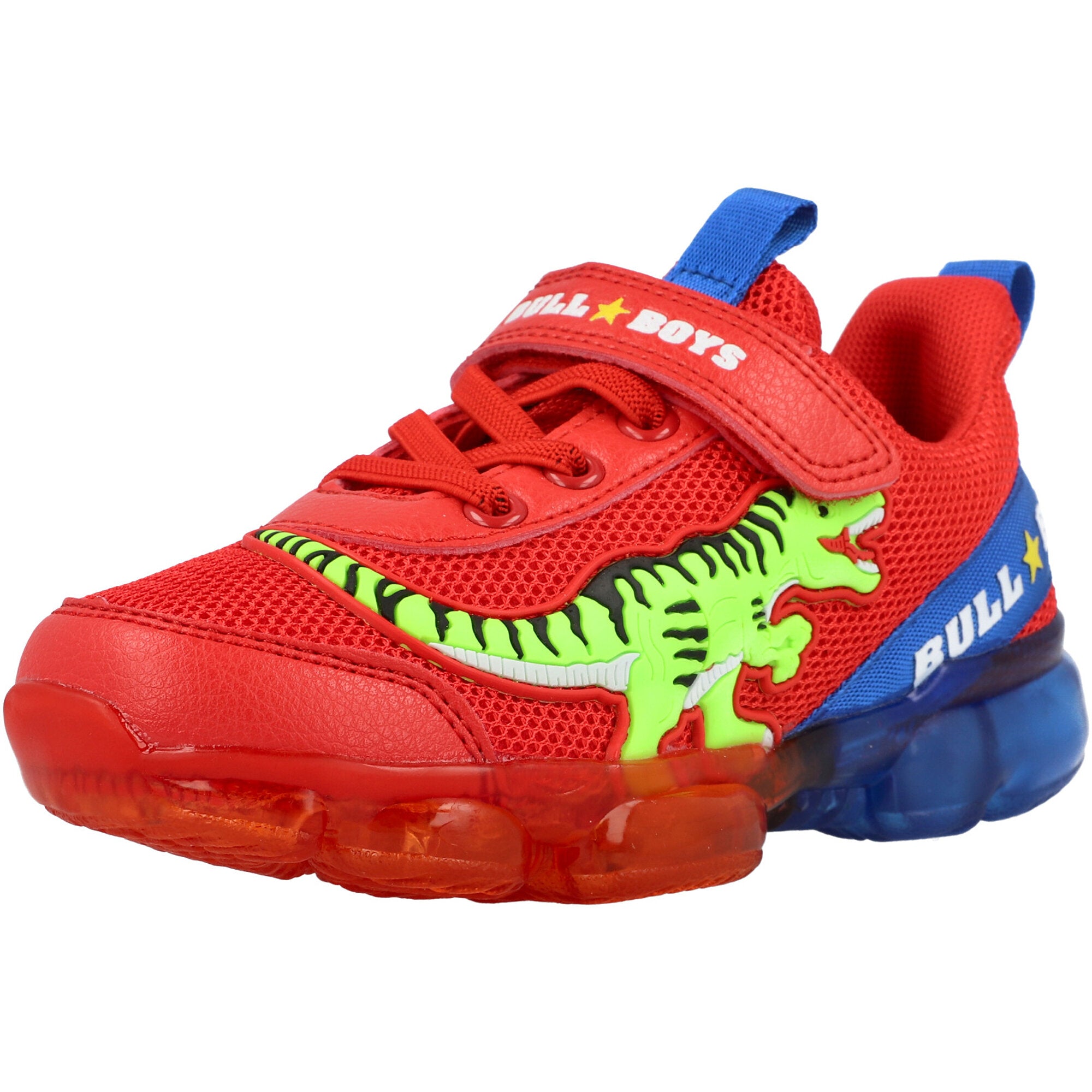 Bull Boys T-Rex Red Light-Up Dinosaur Trainers – Awesome Shoes