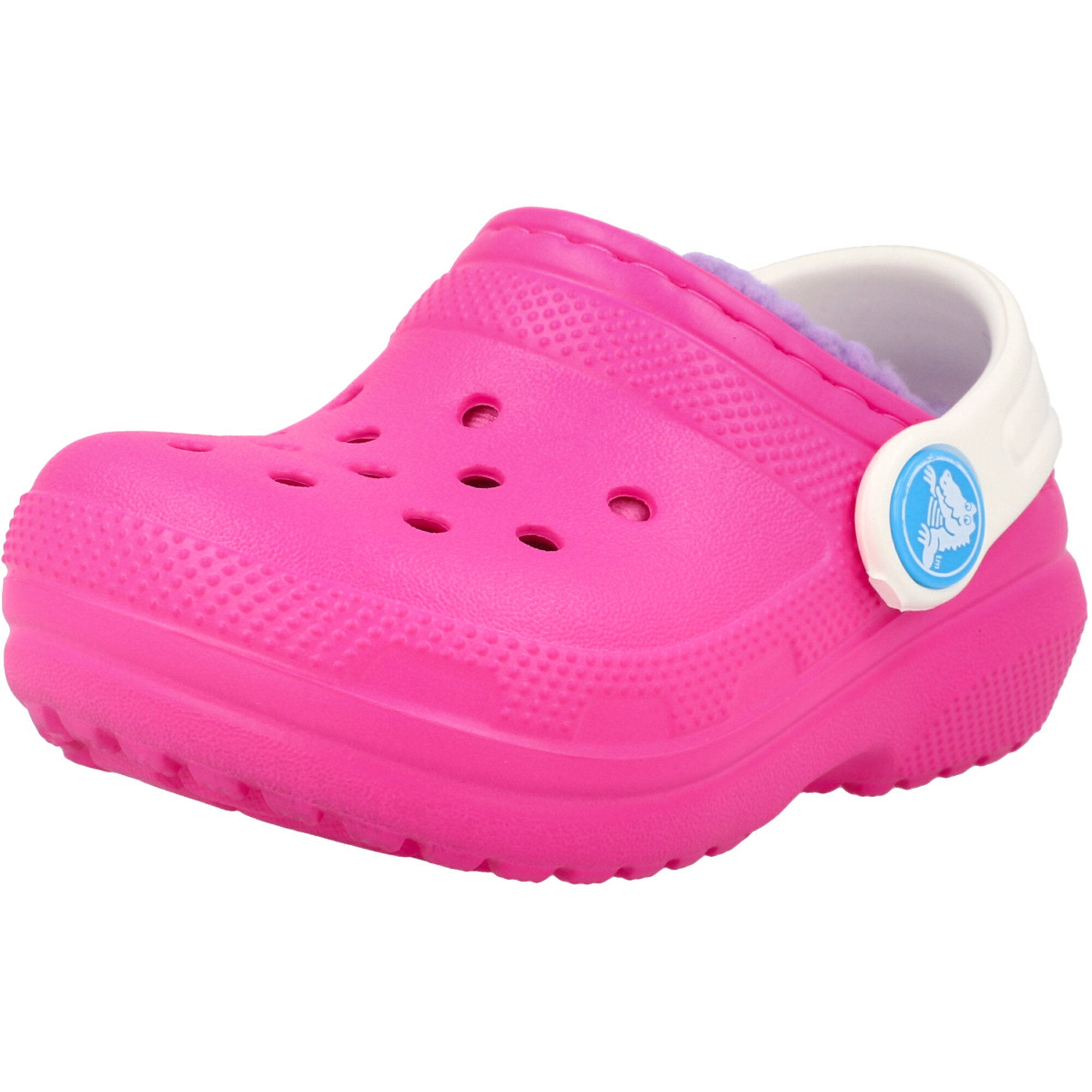 Crocs Kids Classic Lined Clog Pink Crush – Awesome Shoes